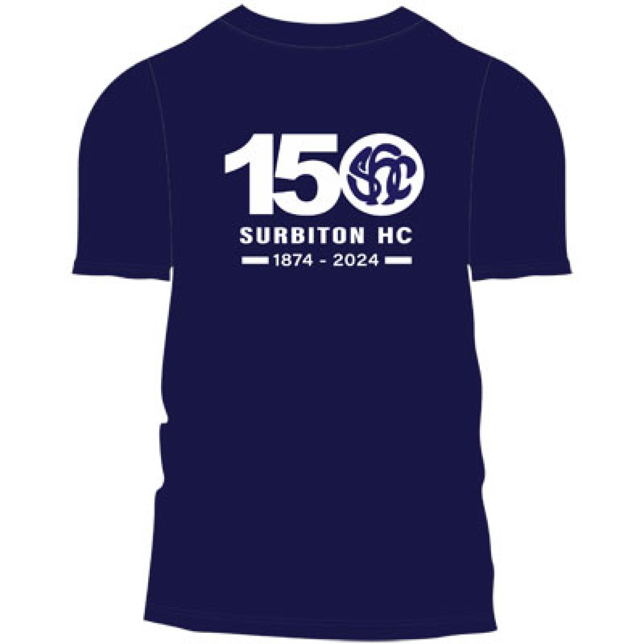 Surbiton HC 150th Logo T-Shirt Mens